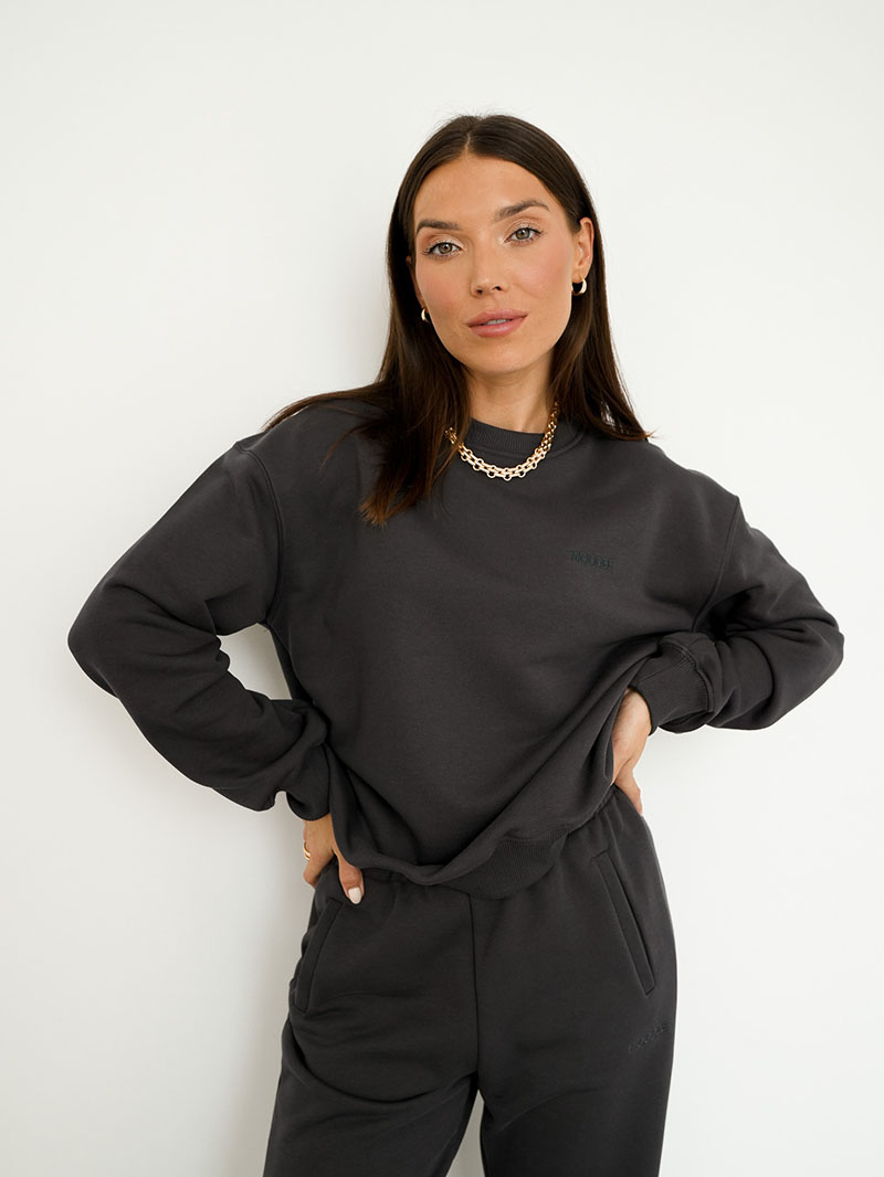 Bluza Everyday - Antracyt Antracyt | SKLEP \ BLUZY KOLEKCJE \ BASIC KOLEKCJE \ FW24/25 | moodee ...